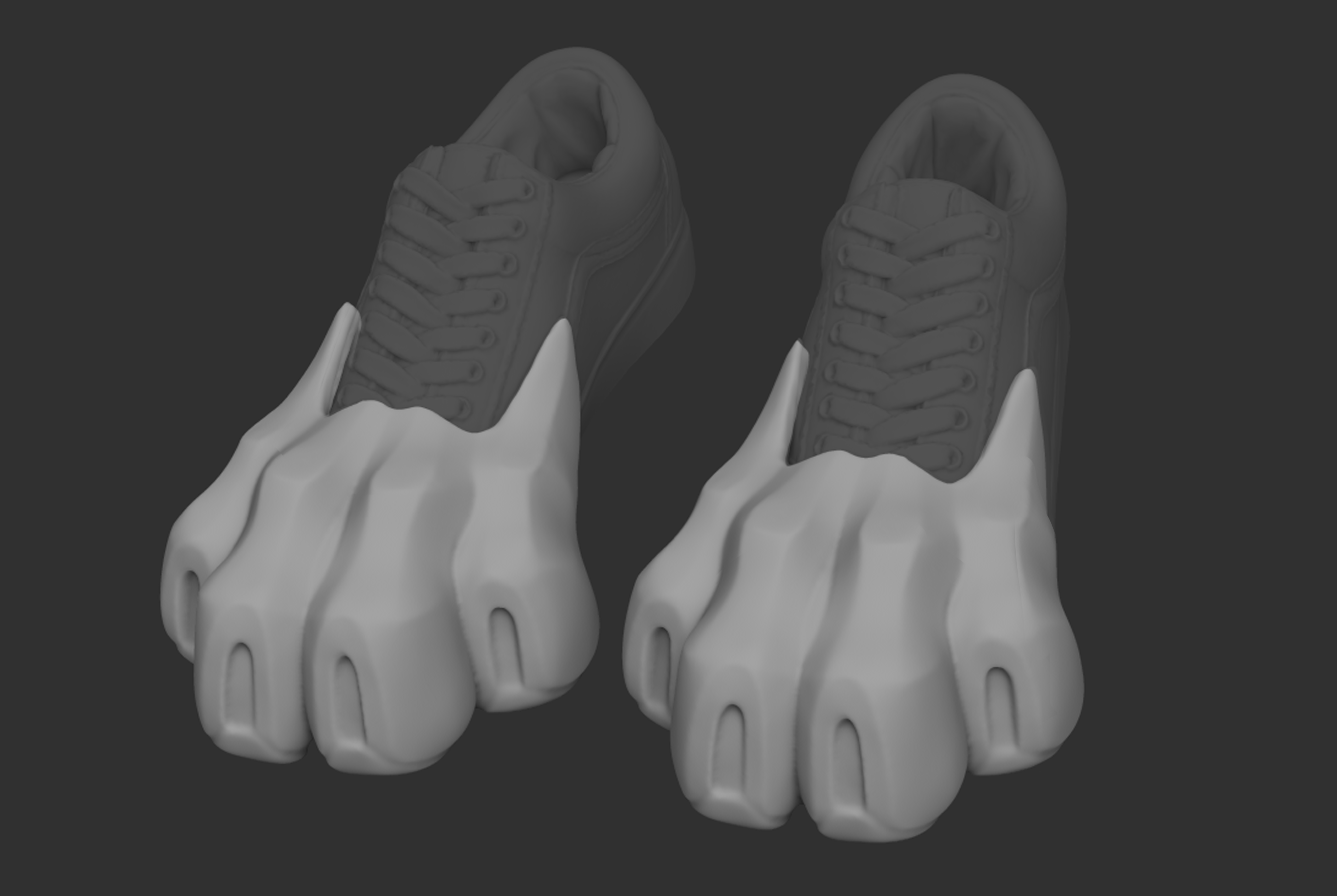 3D printed TPU paws/toes - Cat/Feline – Ligris Cybernetics
