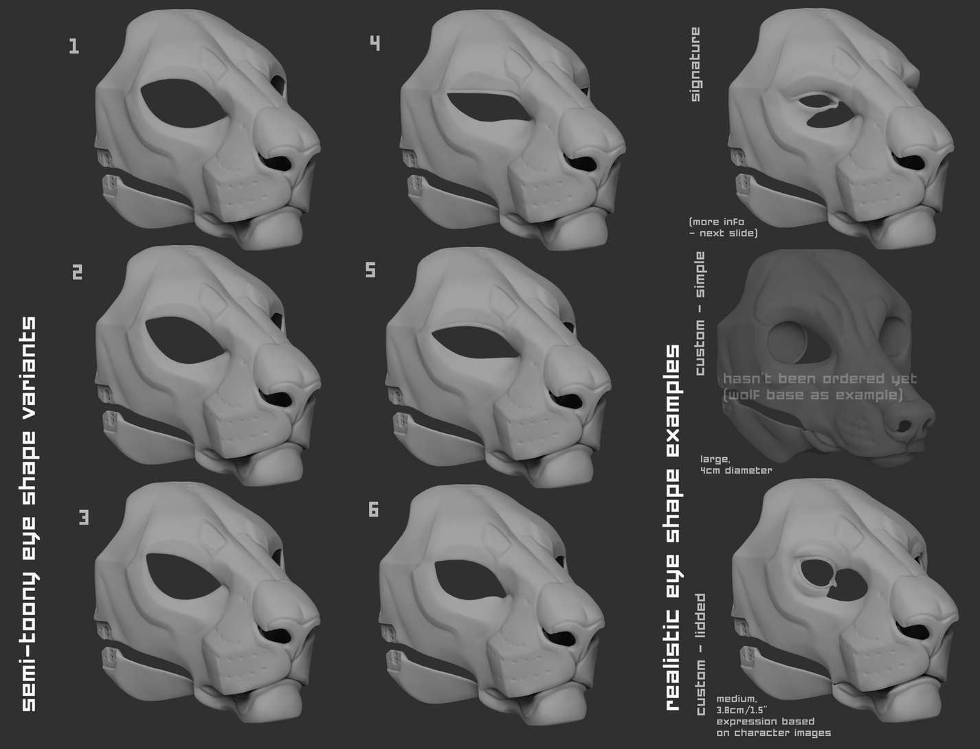 Smilodon/Sabertooth cat or tiger - Head base – Ligris Cybernetics